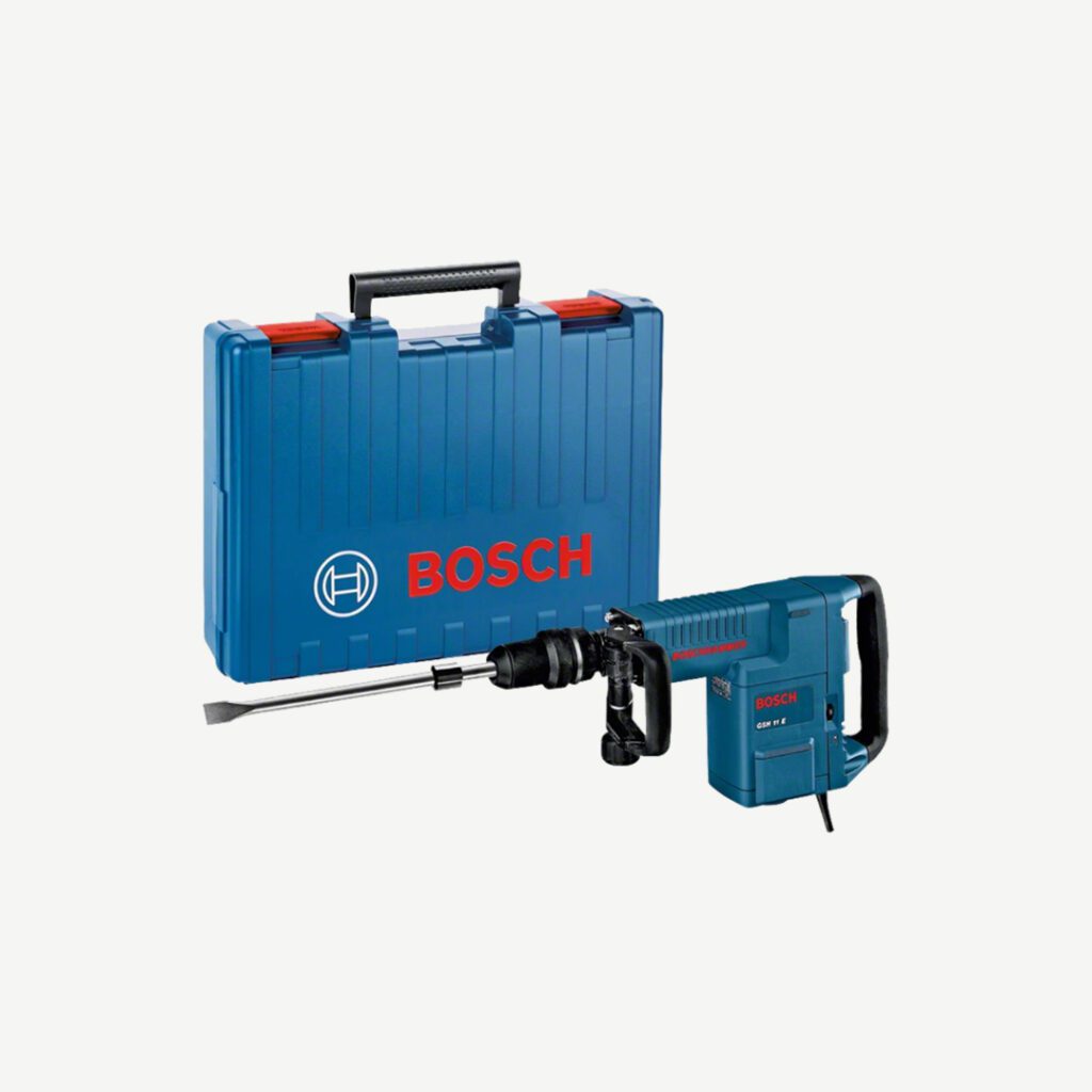 BOSCH DEMOLITION HAMMER(CASE)MODEL GSH 11E 1500W,11kg SDS MAX CONS ...