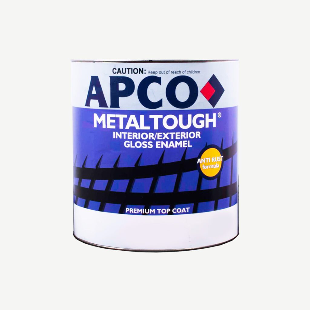 APCO METAL TOUGH ENAMEL CHASSIS BLACK 4Ltr - R.C. Manubhai & Co. Pte Ltd