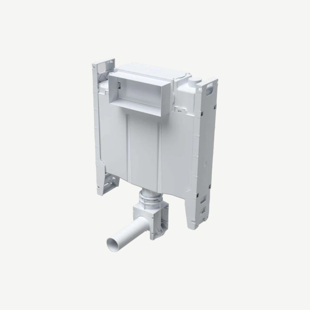 CLAYTAN INVISI II INWALL CISTERN NEW with ADJUSTABLE FLUSHPIPE 237007 ...