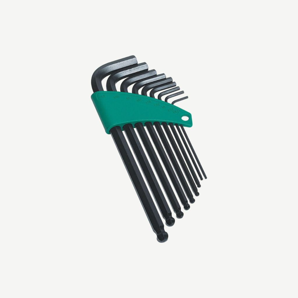 SIDCHROME 9 PIECE HEX KEY SET BALL POINT LONG A/F - R.C. Manubhai & Co ...
