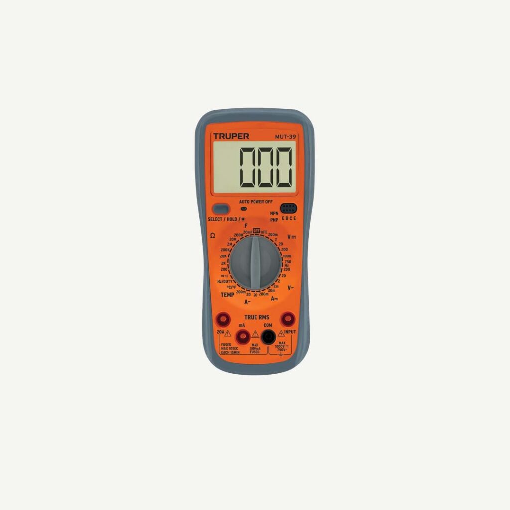 Truper True Rms Auto Digital Multimeter - R.C. Manubhai & Co. Pte Ltd